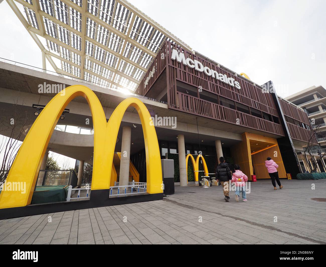 BEIJING, CHINA - FEBRUARY 5, 2023 - The McDonald's restaurant in the ...