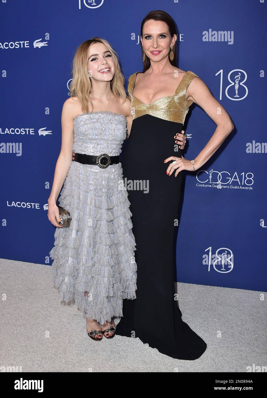 Kiernan Shipka, left, and Janie Bryant arrive at the 18th annual ...