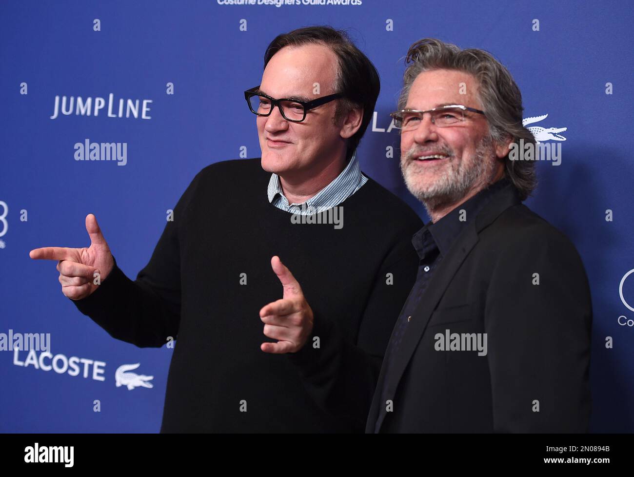 Quentin Tarantino, left, and Kurt Russell arrive at the 18th annual ...