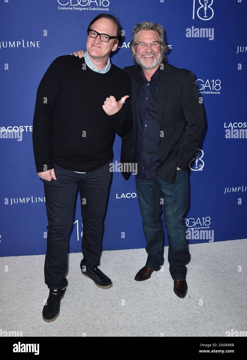 Quentin Tarantino, left, and Kurt Russell arrive at the 18th annual ...