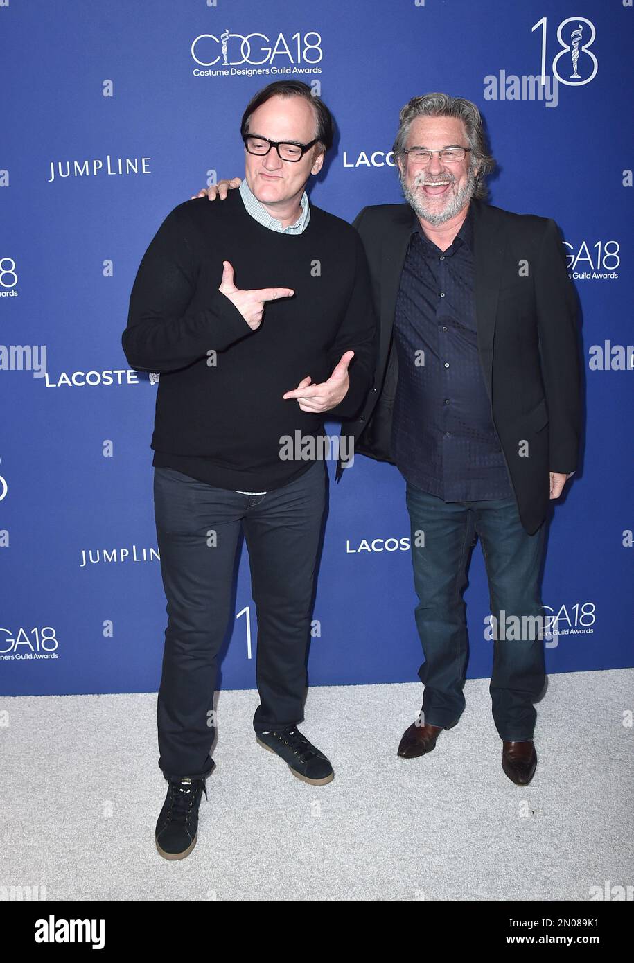 Quentin Tarantino, left, and Kurt Russell arrive at the 18th annual ...