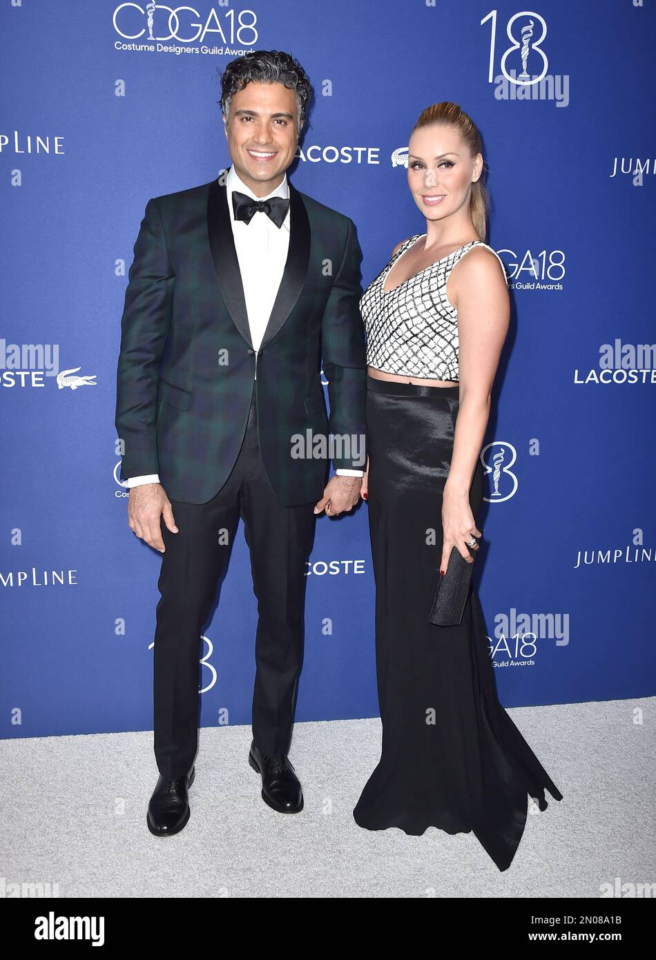 Jaime Camil, left, and Heidi Balvanera arrive at the 18th annual ...
