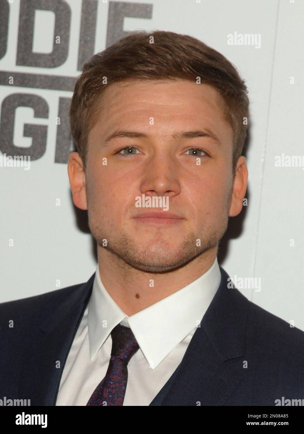Taron Egerton attends a special screening of "Eddie The Eagle" at the ...