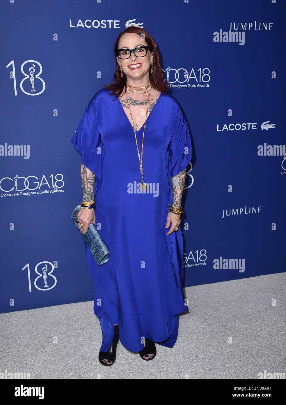 Julie Vogel arrives at the 18th annual Costume Designers Guild Awards ...