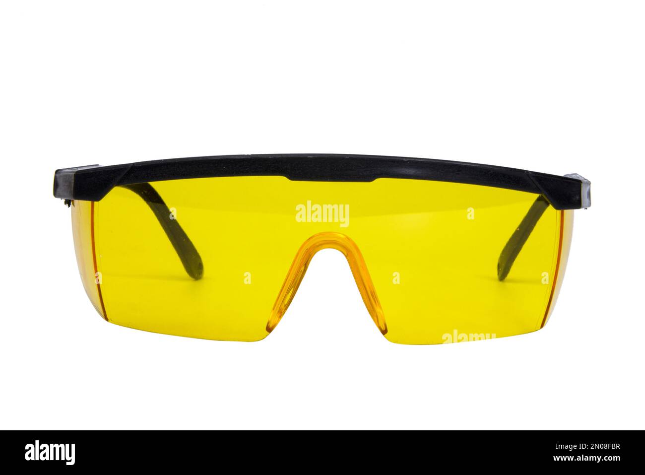 Fashionable glasses with yellow lenses. Night glasses eye wear for car ...