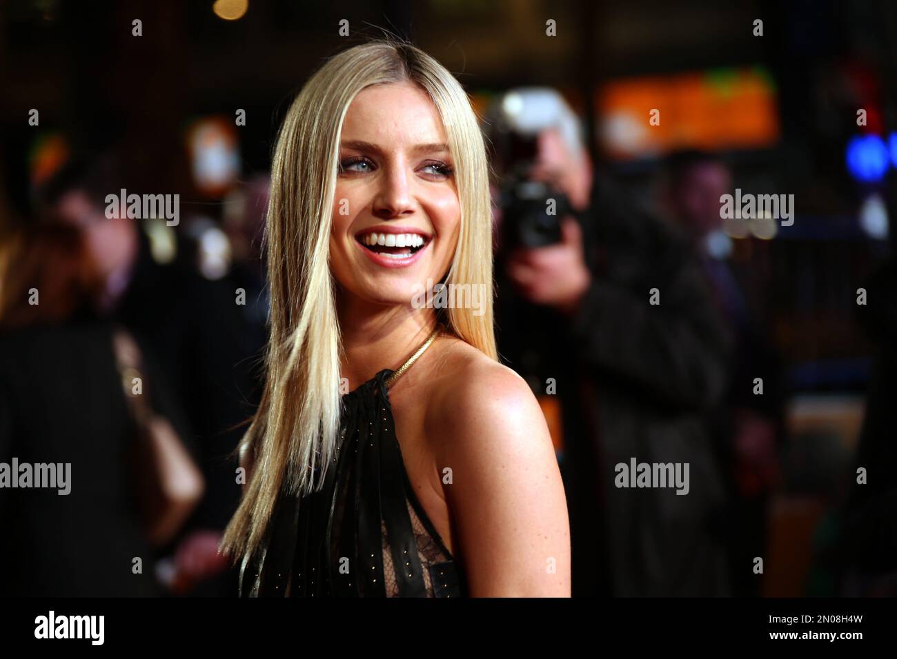 Actress Annabelle Wallis poses for photographers upon arrival at the ...
