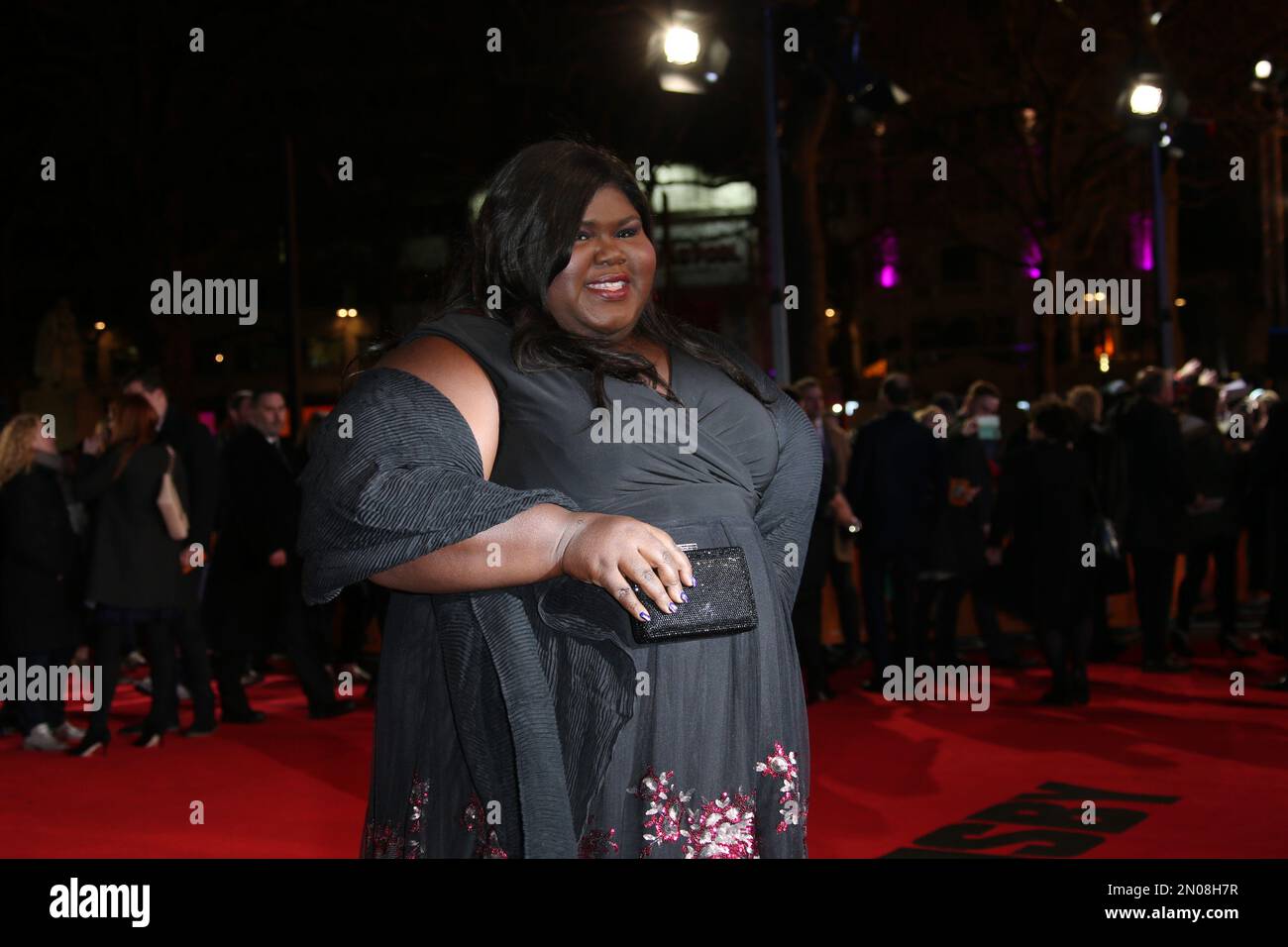 Actress Gabourey Sidibe poses for photographers upon arrival at the ...