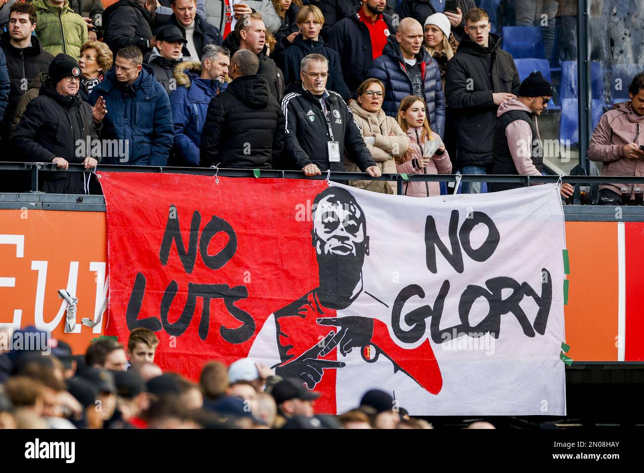 ROTTERDAM, 05-02-2023, Stadium de Kuip, Dutch Eredivisie Football ...