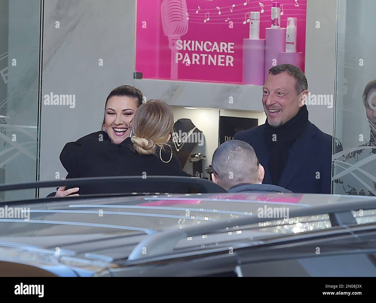 Sanremo, . 05th Feb, 2023. Sanremo, 73rd Italian Song Festival, People ...