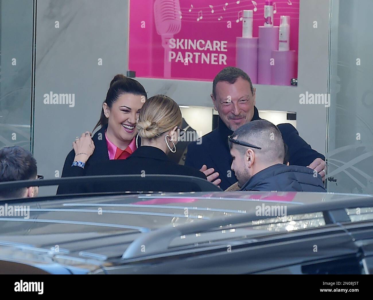 Sanremo, . 05th Feb, 2023. Sanremo, 73rd Italian Song Festival, People ...