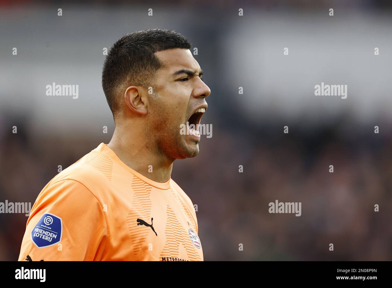 ROTTERDAM - PSV Eindhoven goalkeeper Walter Benitez during the Dutch ...