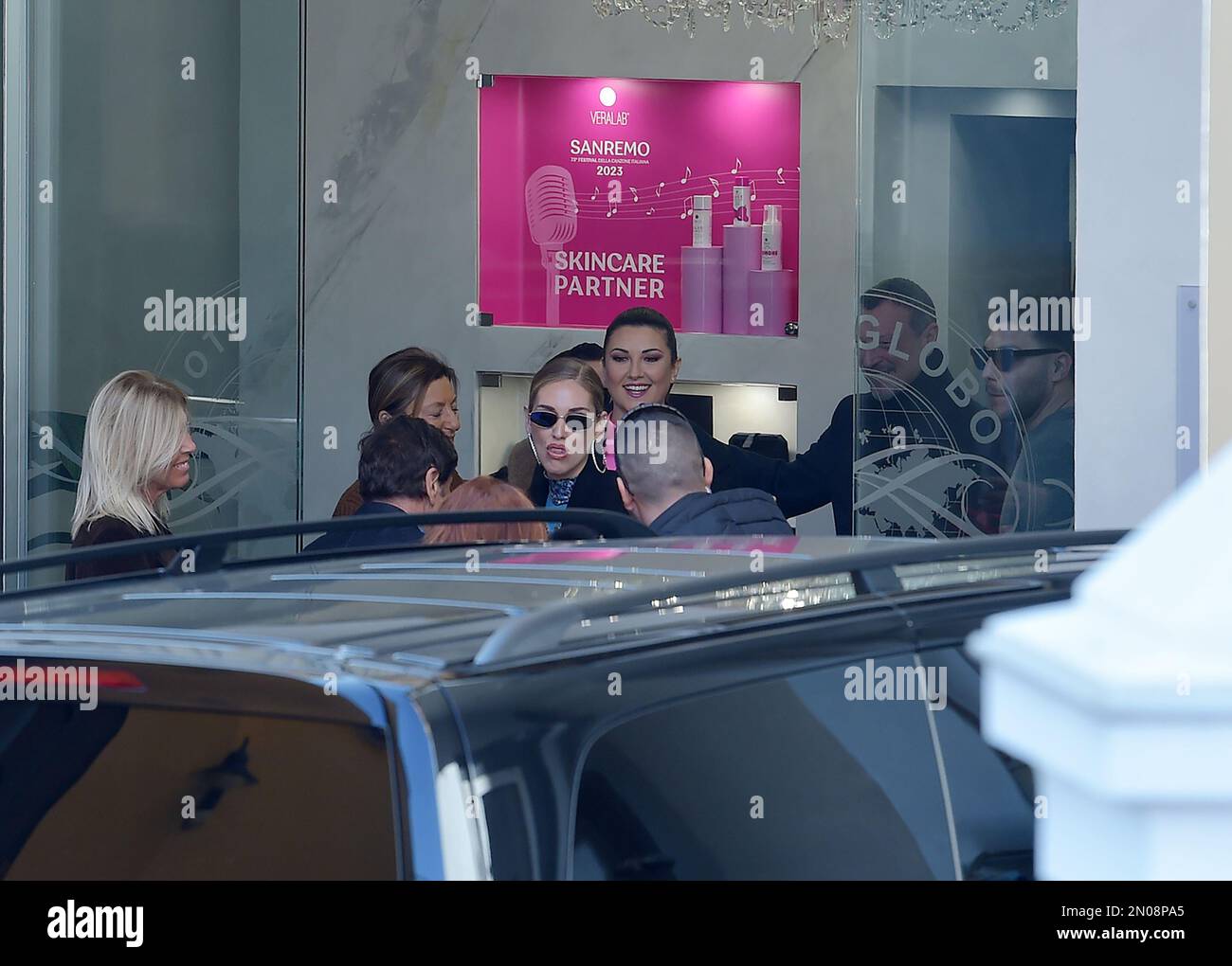 Sanremo, . 05th Feb, 2023. Sanremo, 73rd Italian Song Festival, People ...
