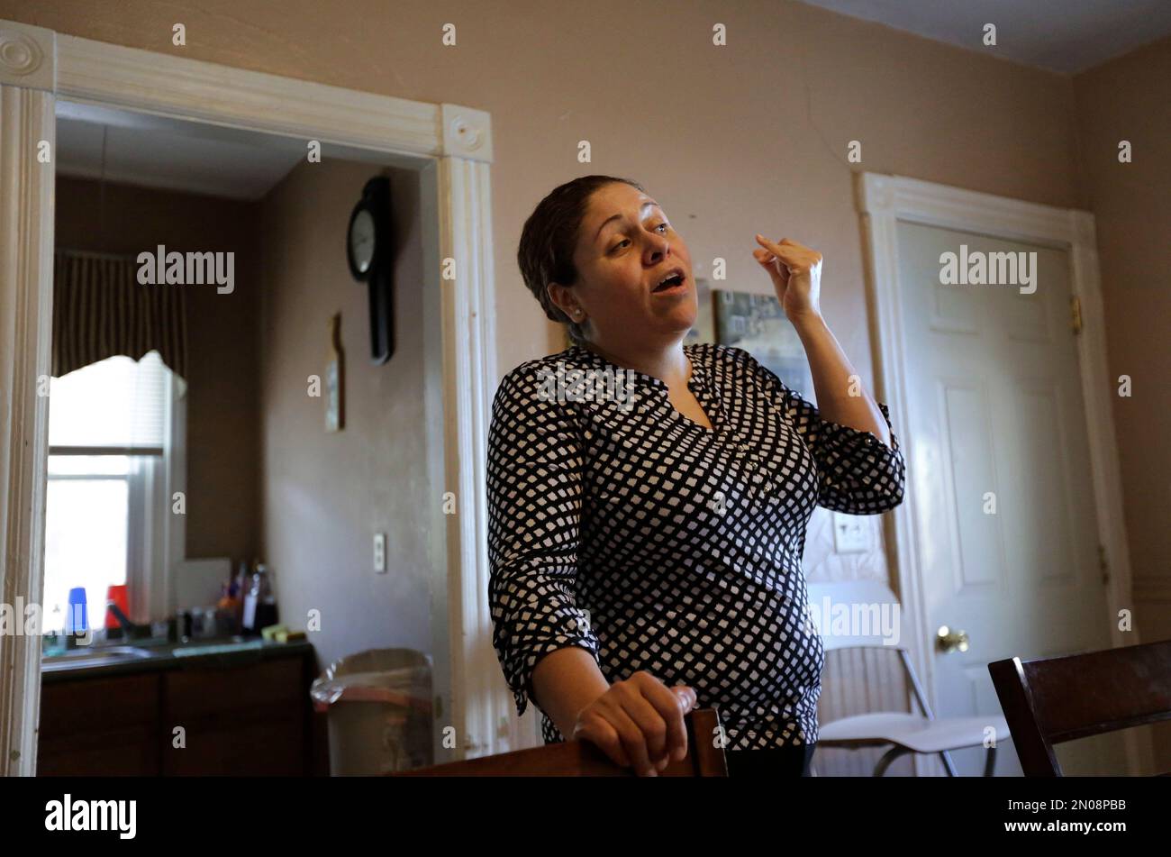 In this Wednesday, Feb. 17, 2016 photo Lisa Solano-Sanchez, of ...