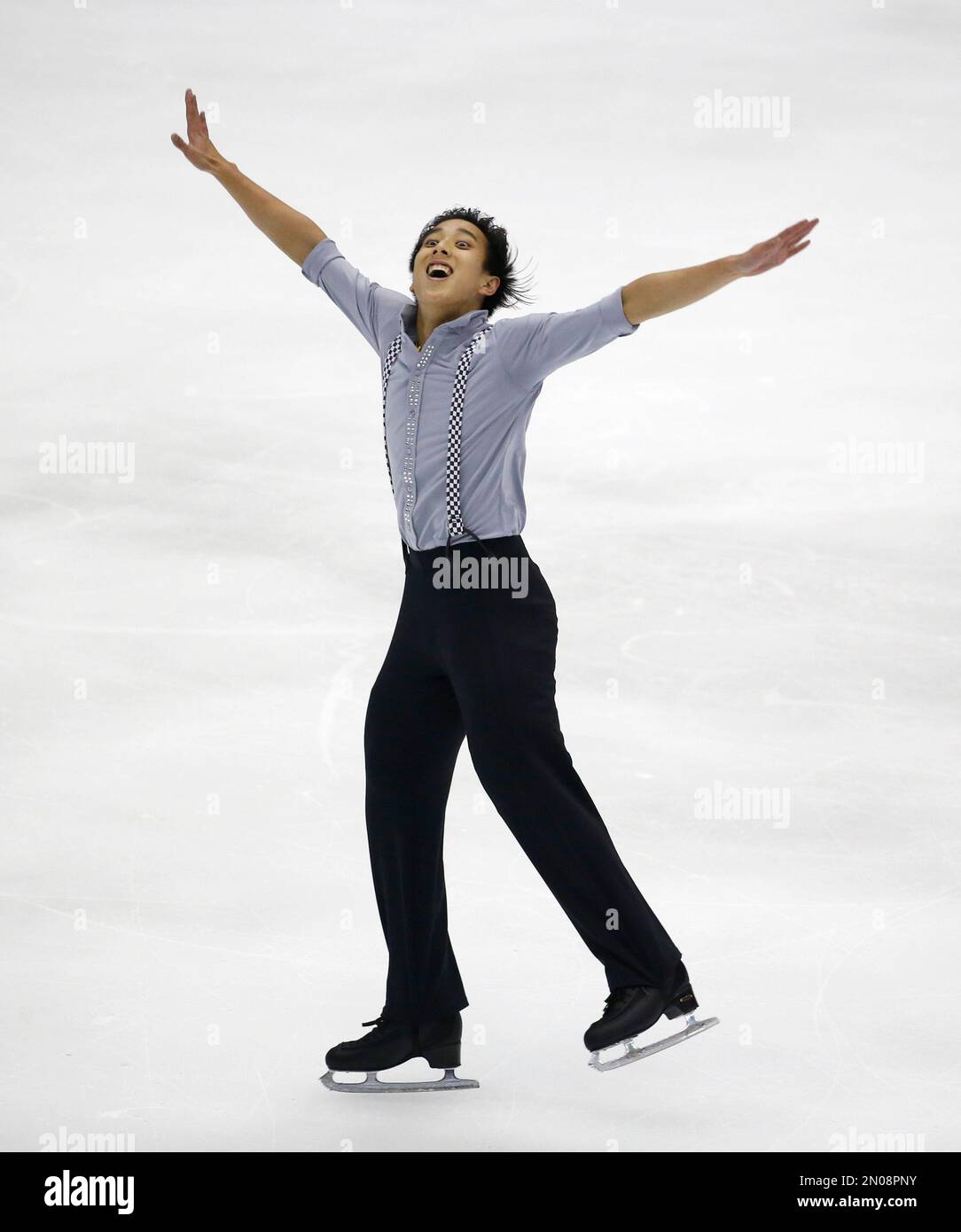 Julian Zhi Jie Yee of Malaysia performs during the Men's Free Skating ...