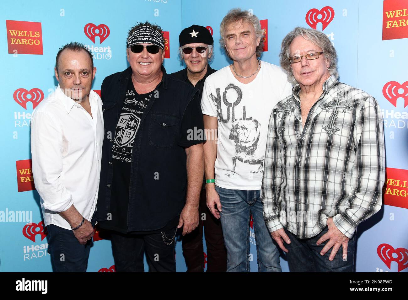 Paul Dean, from left, Matt Frenette, Mike Reno, Doug Johnson and Ken ...