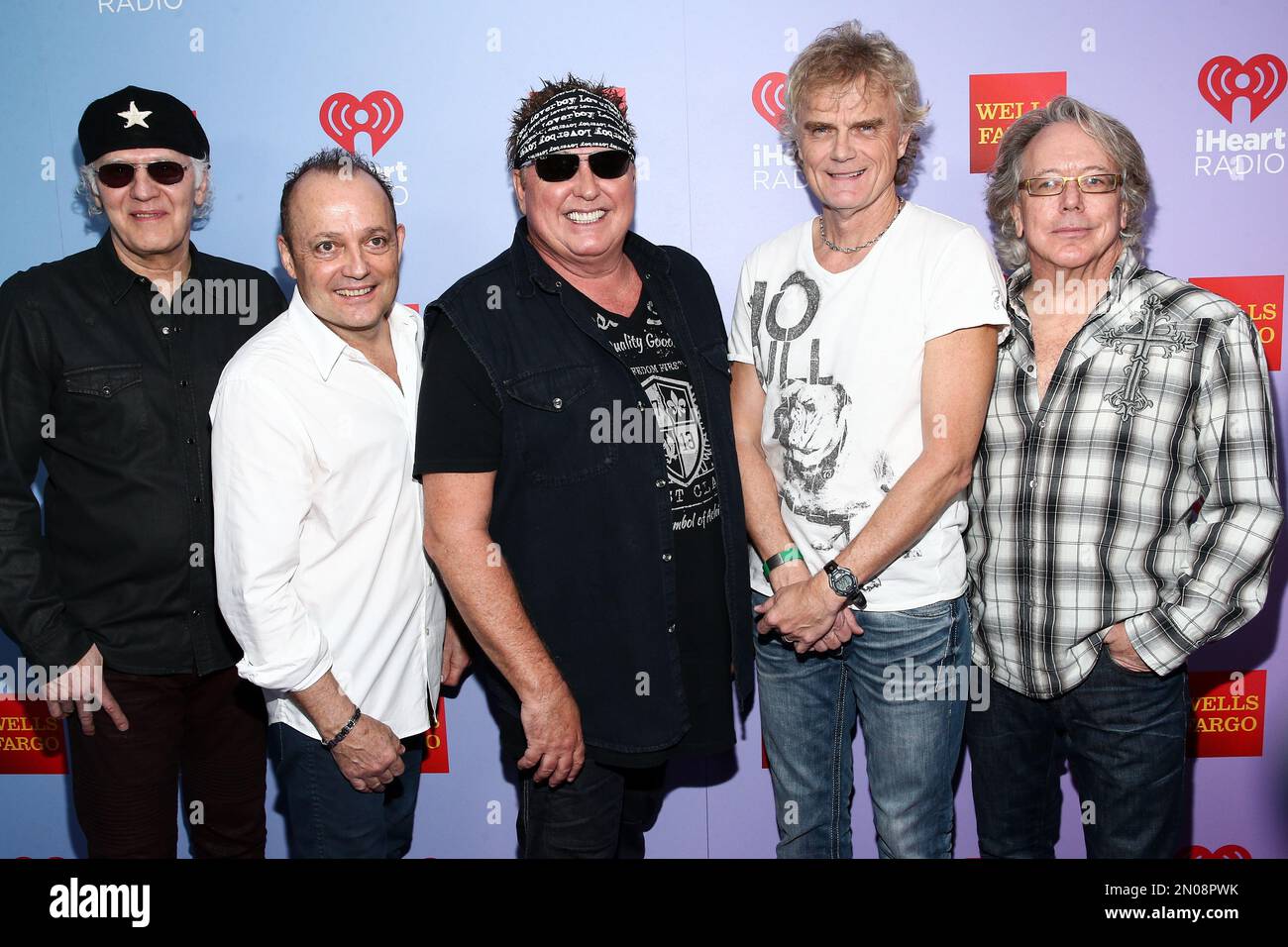 Paul Dean, from left, Matt Frenette, Mike Reno, Doug Johnson and Ken ...