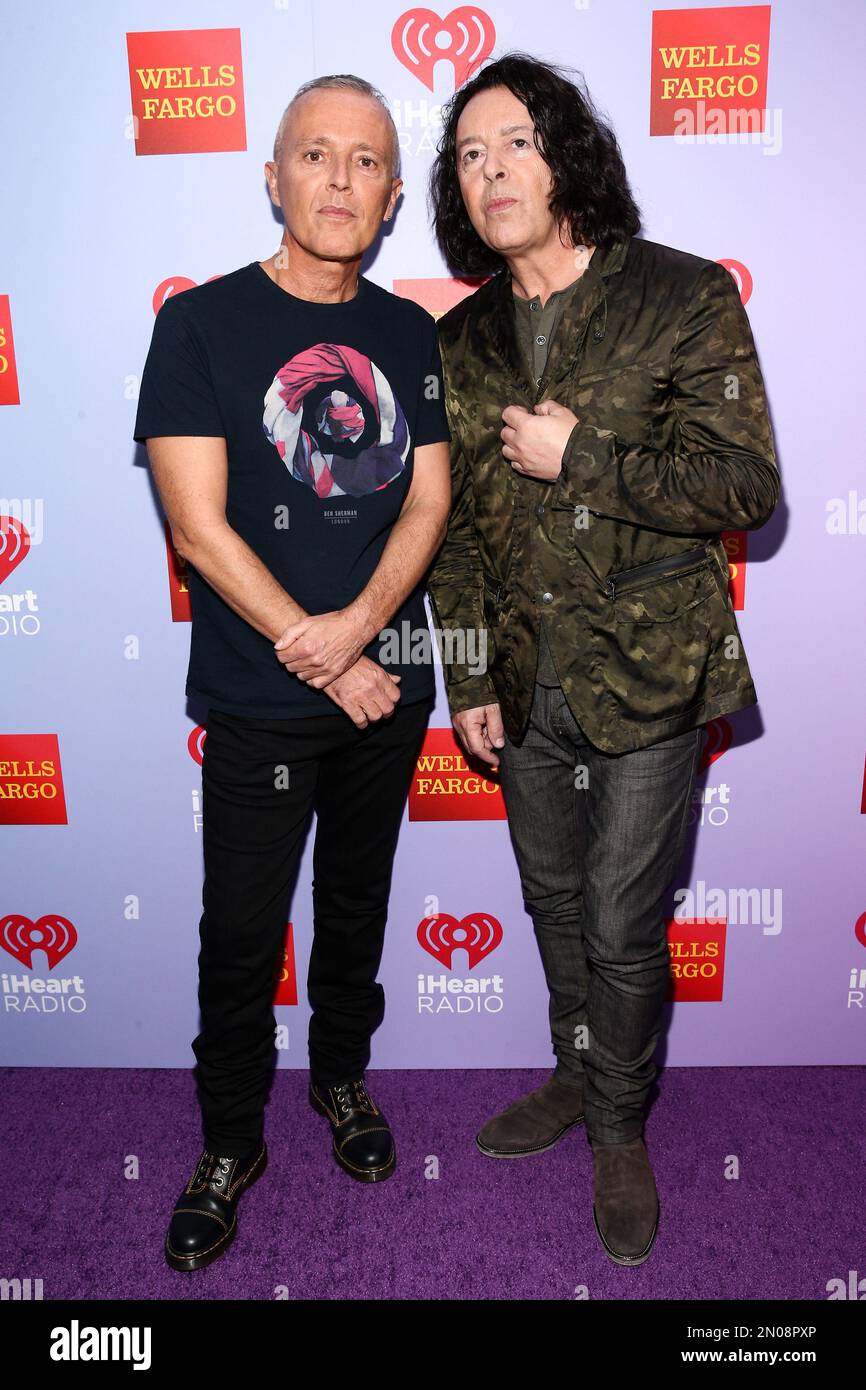 Curt Smith, left, and Roland Orzabal of Tears for Fears attend the ...