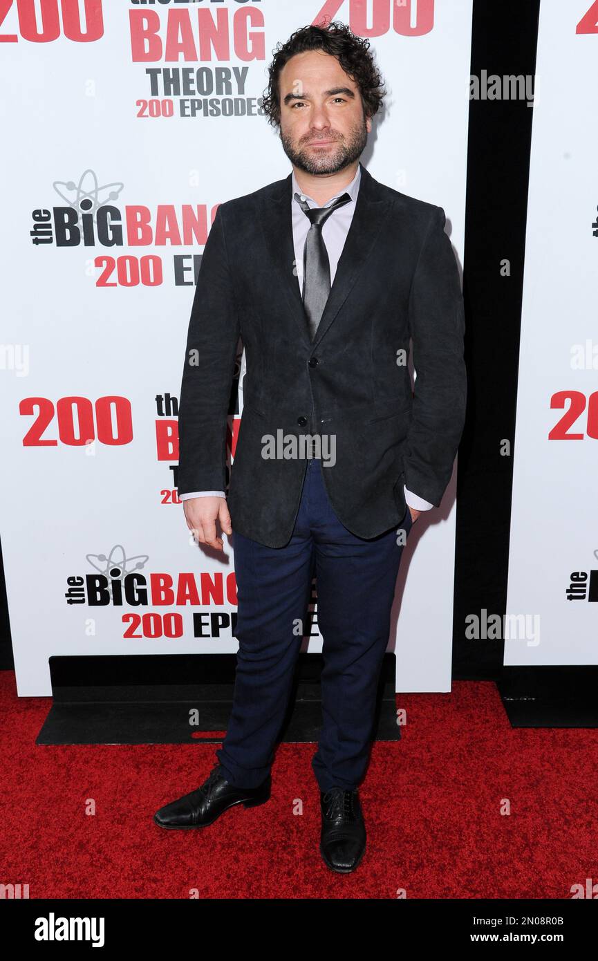 Actor Johnny Galecki attends the 200th Episode Celebration of "The Big ...