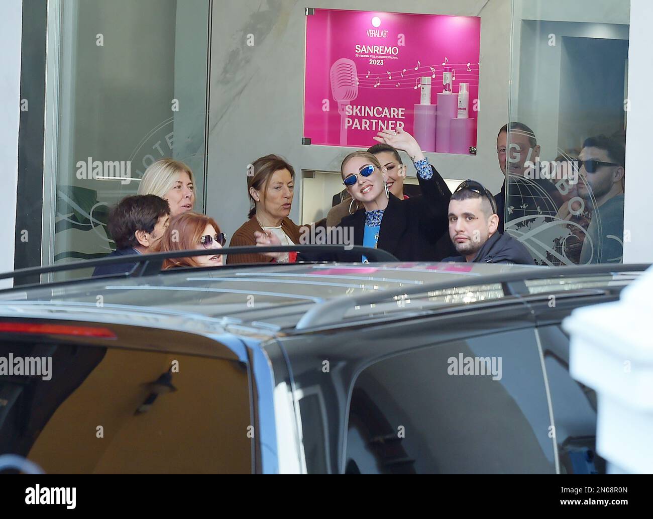 Sanremo, . 05th Feb, 2023. Sanremo, 73rd Italian Song Festival, People ...