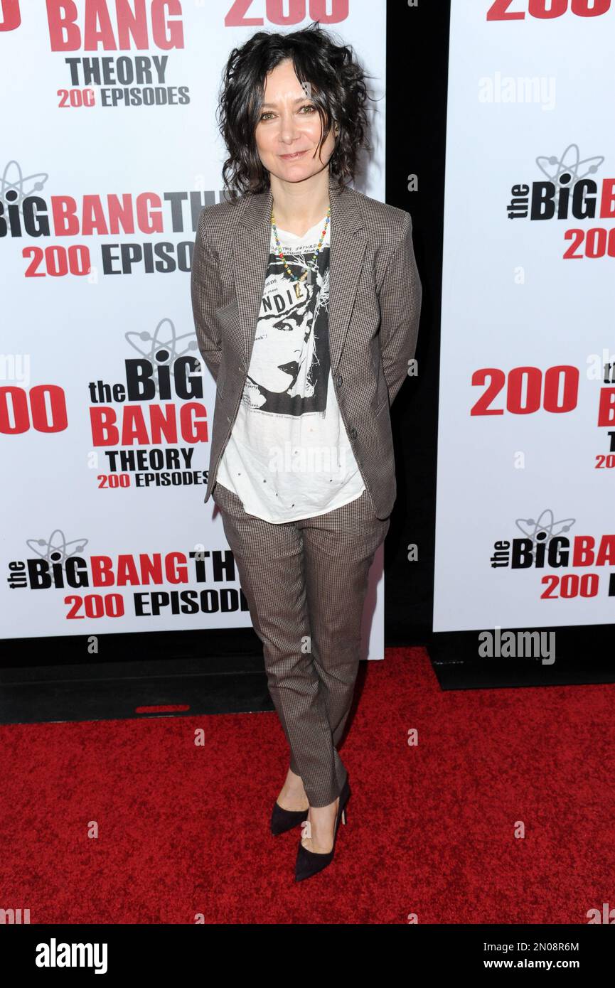 Actress Sara Gilbert attends the 200th Episode Celebration of "The Big ...