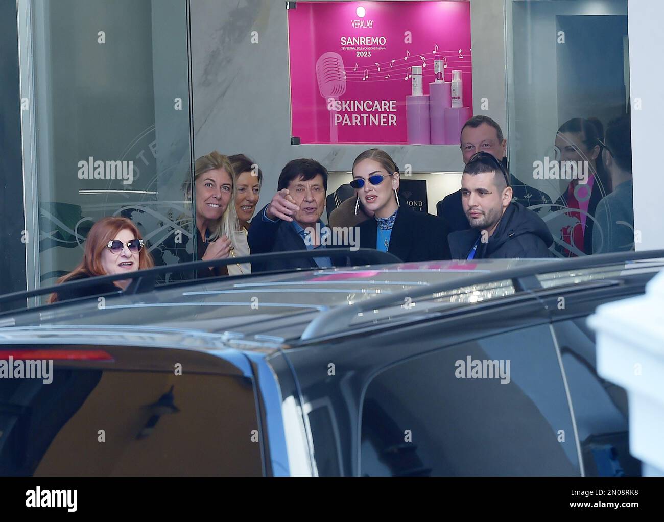 Sanremo, . 05th Feb, 2023. Sanremo, 73rd Italian Song Festival, People ...