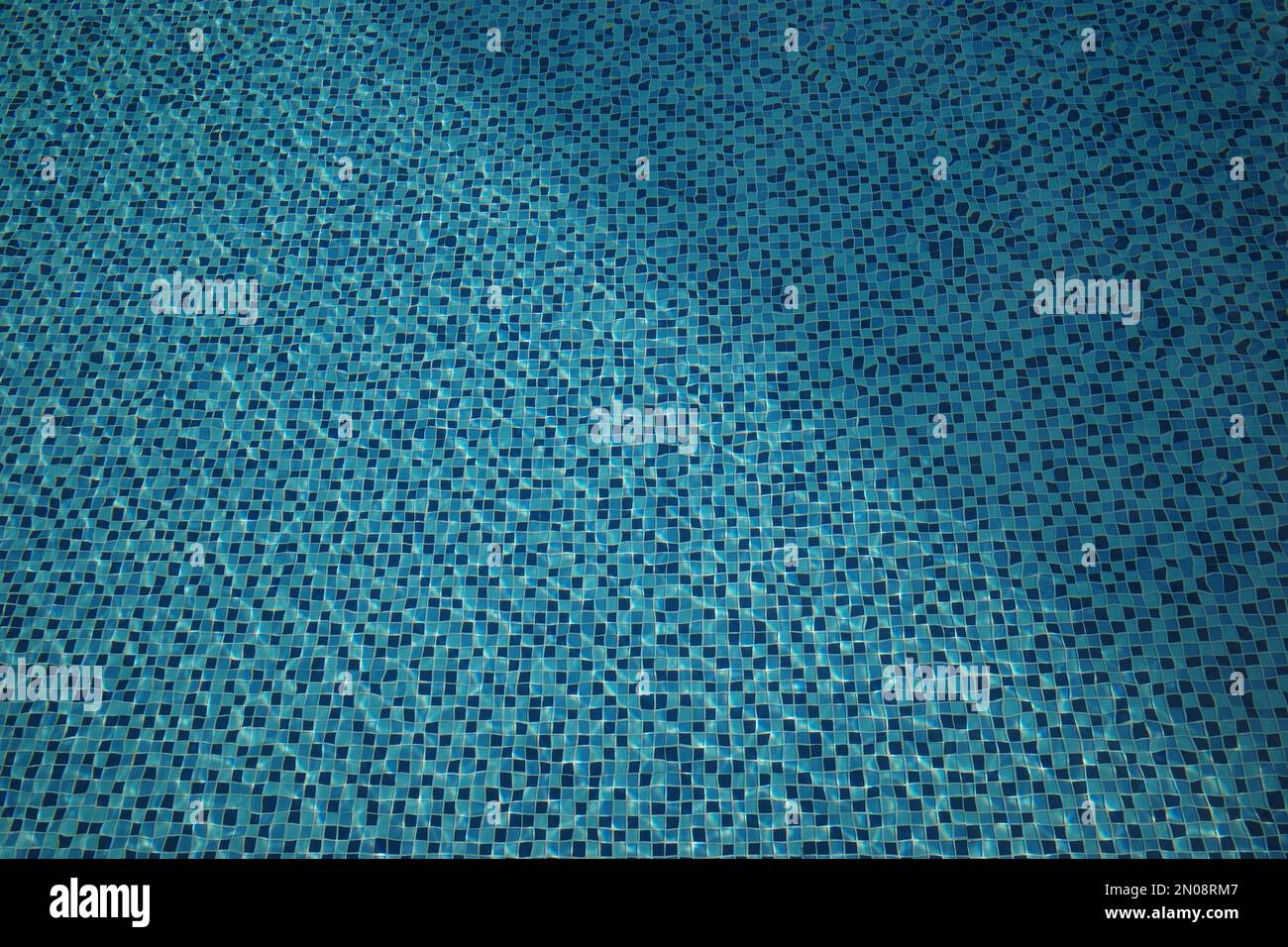 Swimming pool with mosaic bottom Stock Photo - Alamy