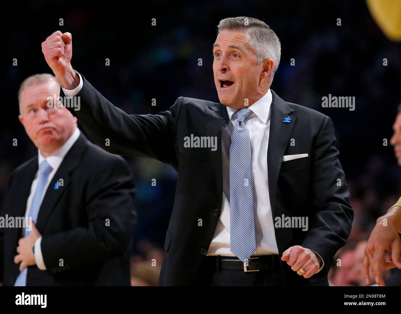 Georgia Tech coach Brian Gregory reacts during the first half of an ...
