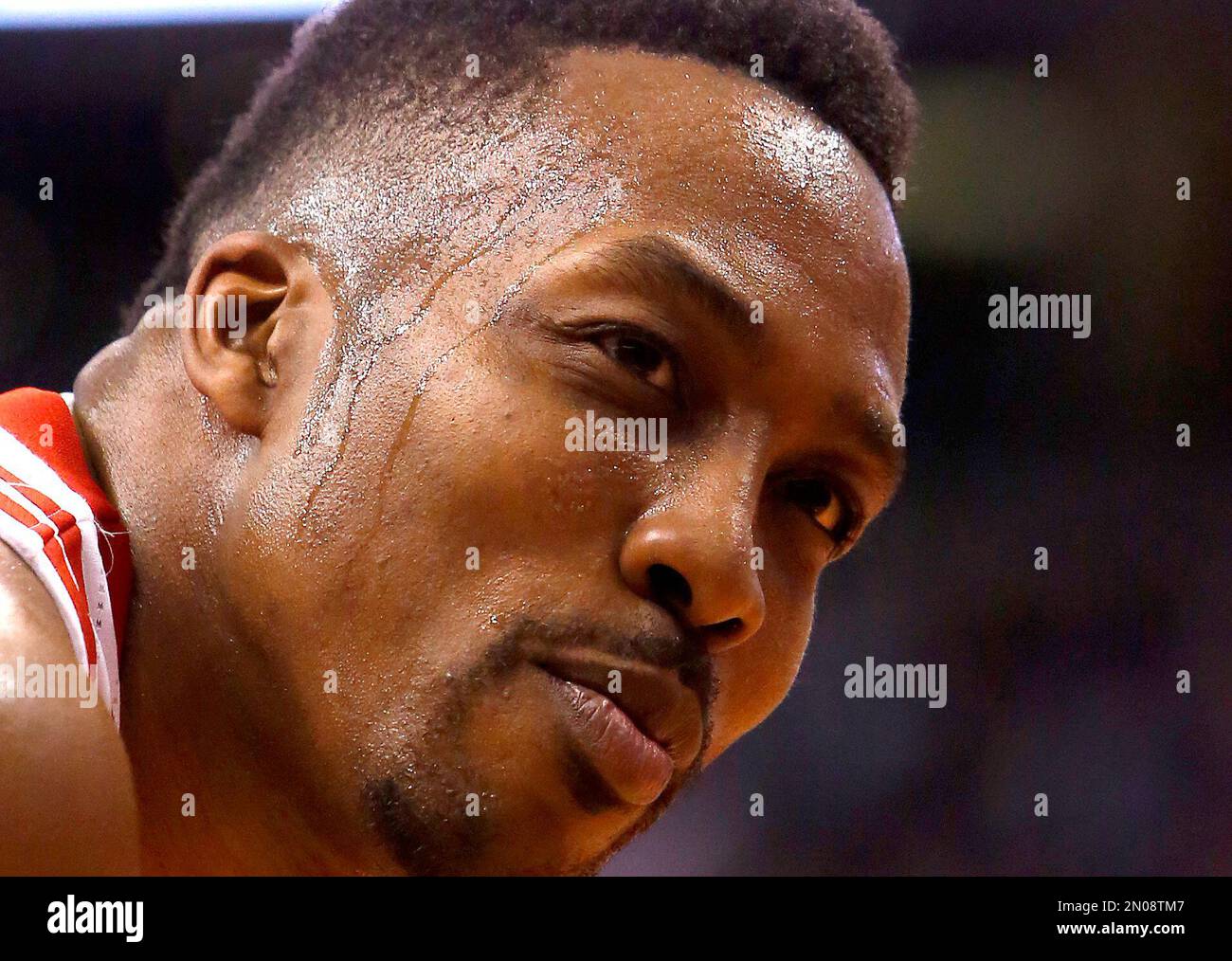 Houston Rockets center Dwight Howard (12) in the third quarter during ...