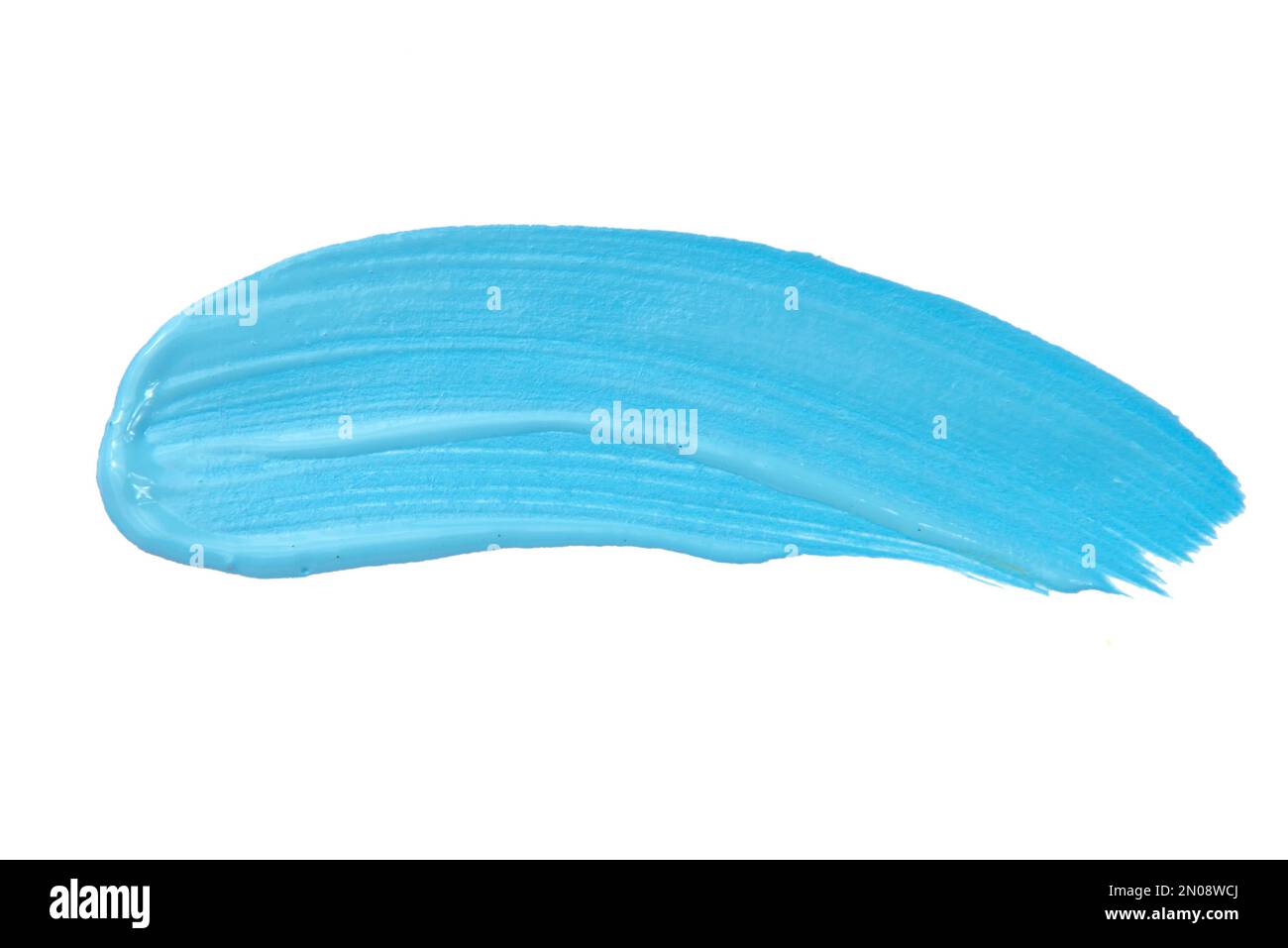 Paint blue sketch track watercolor art border isolated on the white ...