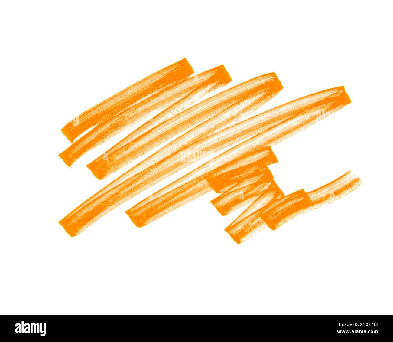 Sketch marker lines for design and highlight. Hand drawn strokes ...