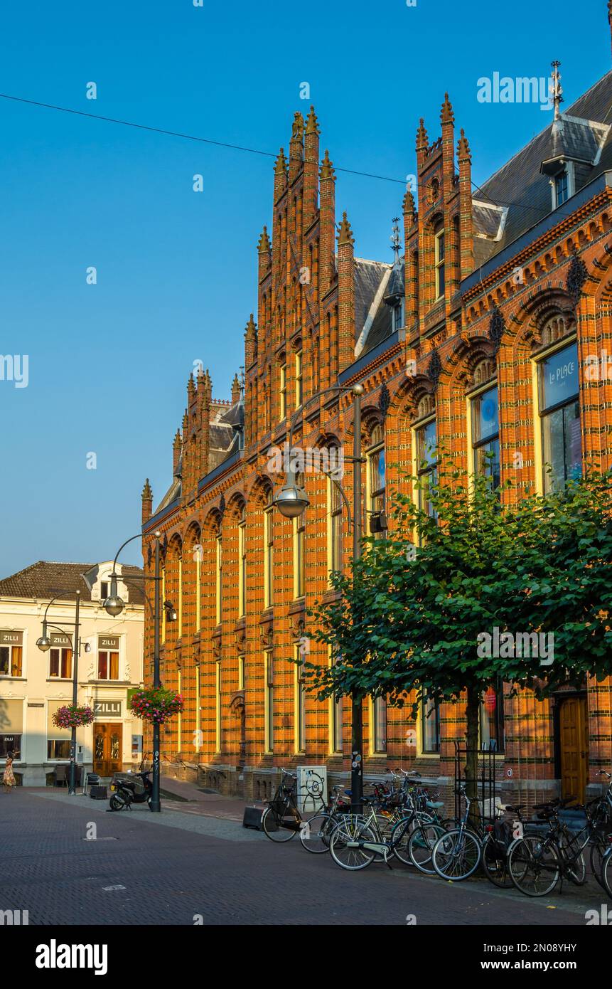 ARNHEM, THE NETHERLANDS - AUGUST 23, 2013: Urban scene, architecture in ...