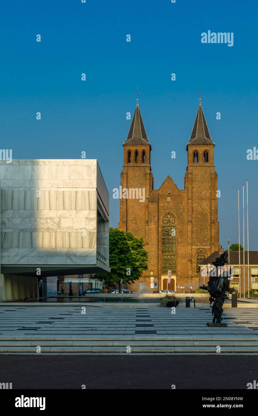 ARNHEM, THE NETHERLANDS - AUGUST 23, 2013: Urban scene, view of the ...