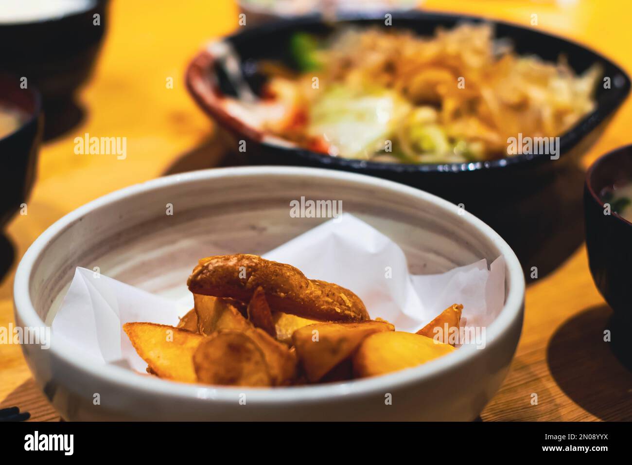 Typical Japanese breakfast. Japanese cuisine,japanese set meal Stock ...