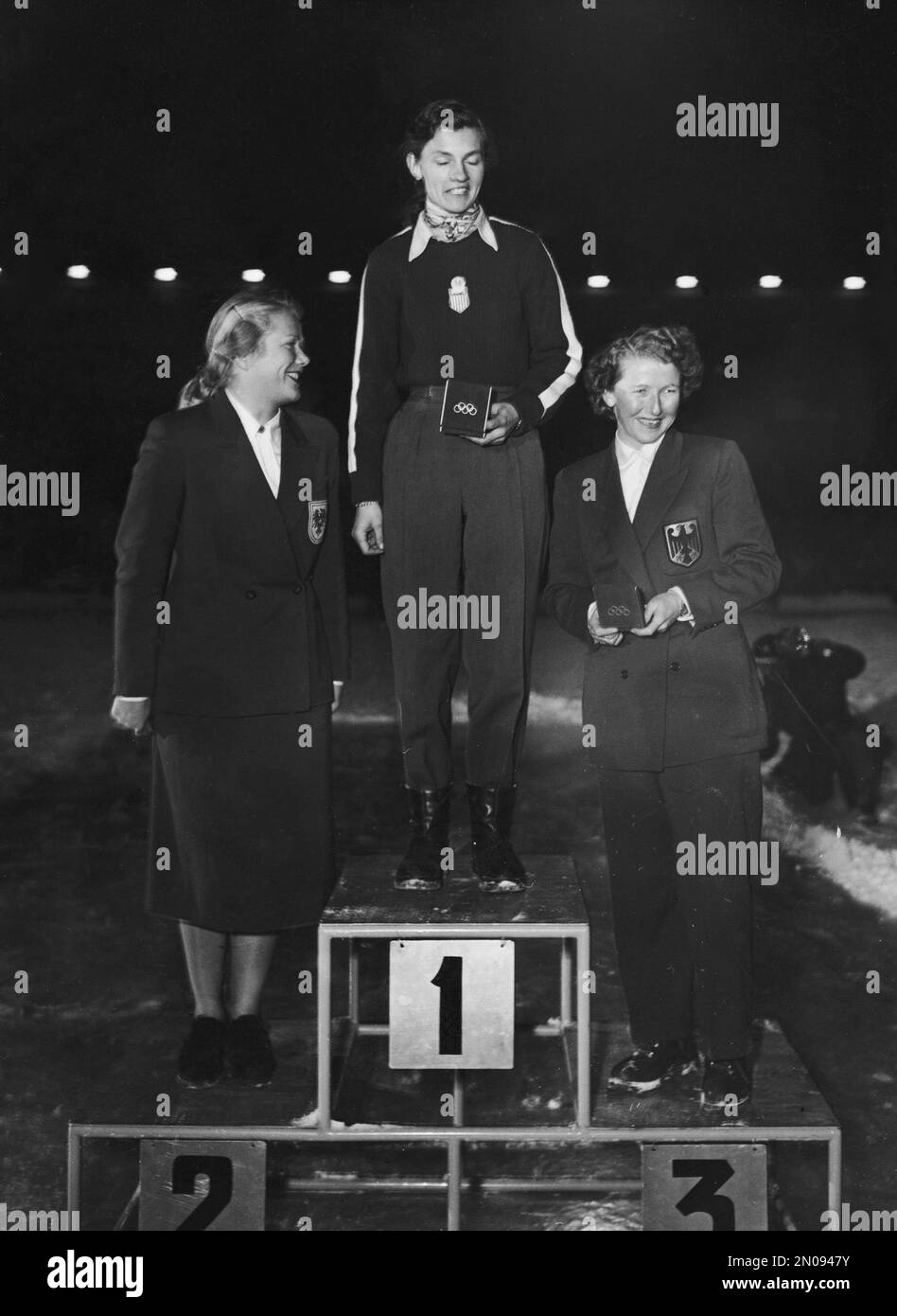 Medal presentation for the Women's Giant Slalom during the Winter ...