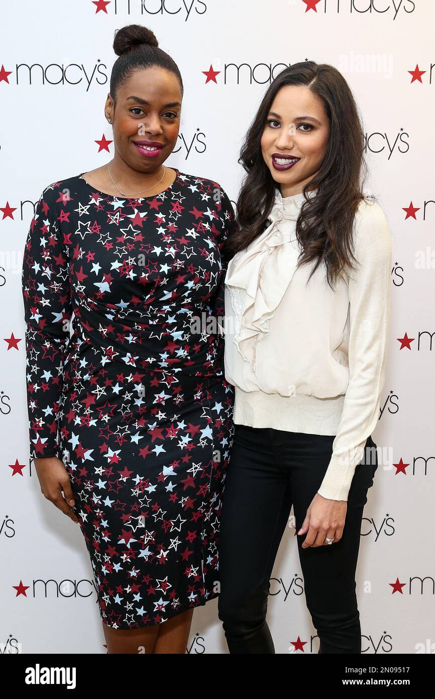 Wynter Mitchell, left, and Jurnee Smollett-Bell attend the Macy's Black ...