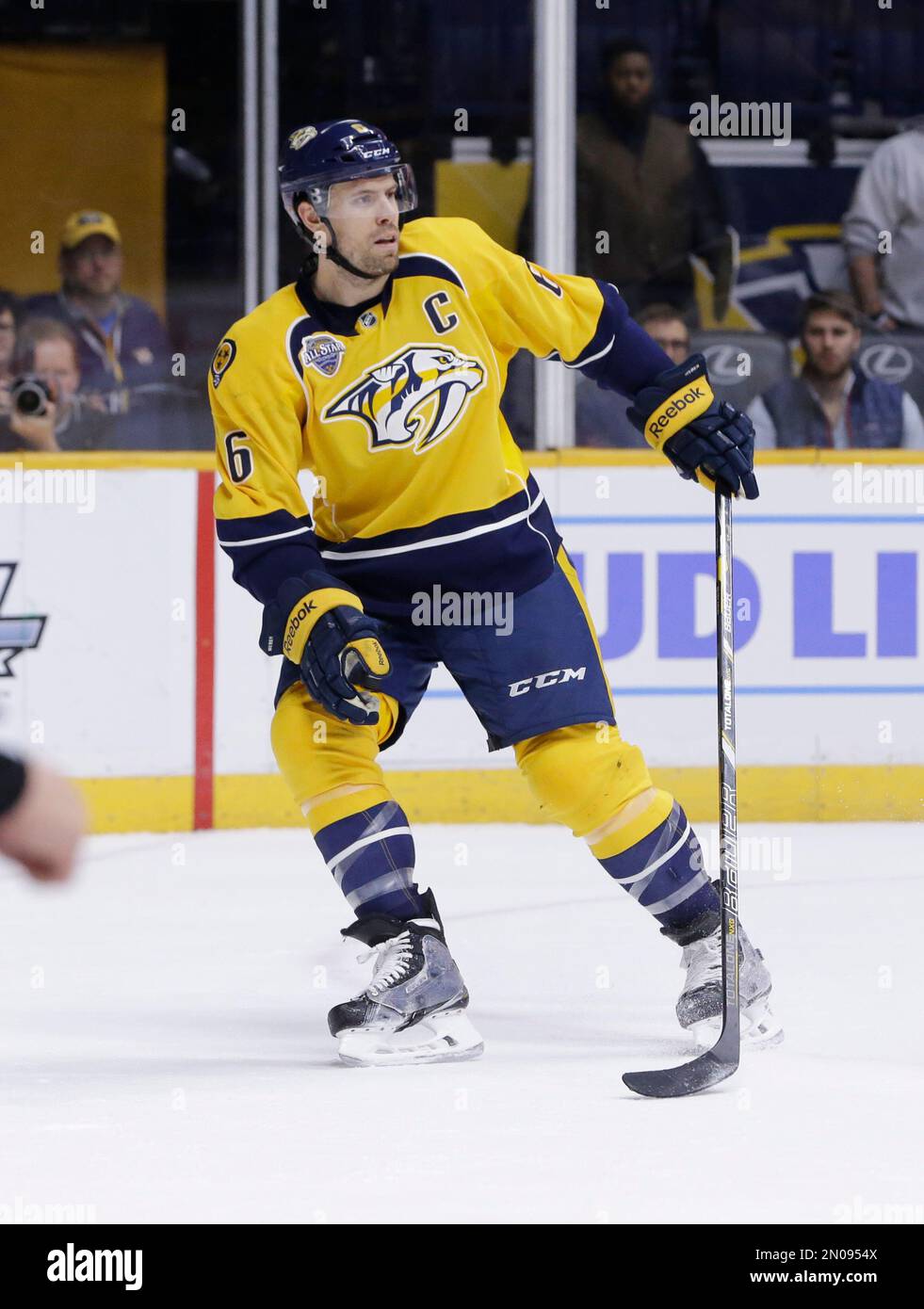 Nashville Predators defenseman Shea Weber plays against the Boston ...
