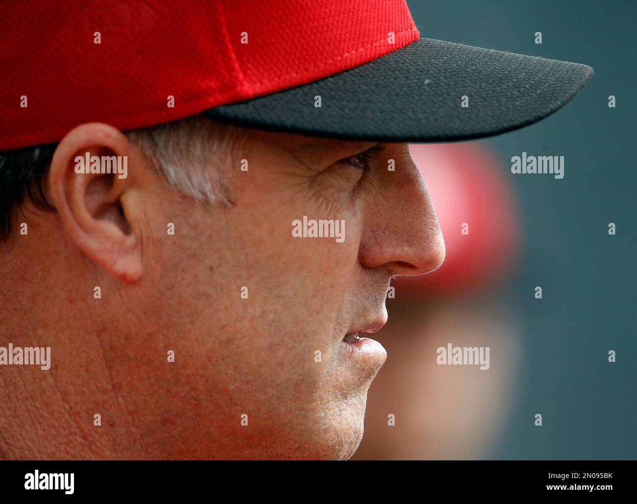 Cincinnati Reds manager Bryan Price watches during a spring training ...