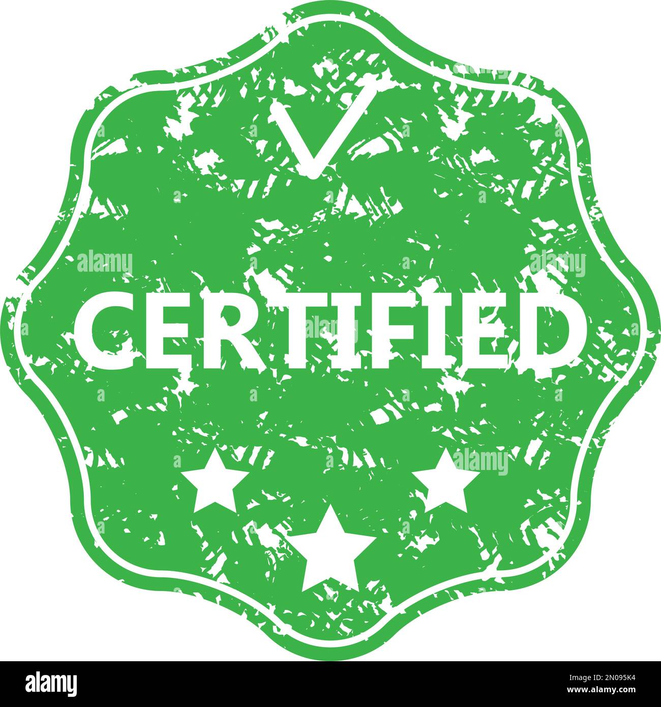 Cetified rubber stamp, seal texture isolated checked and approved ...