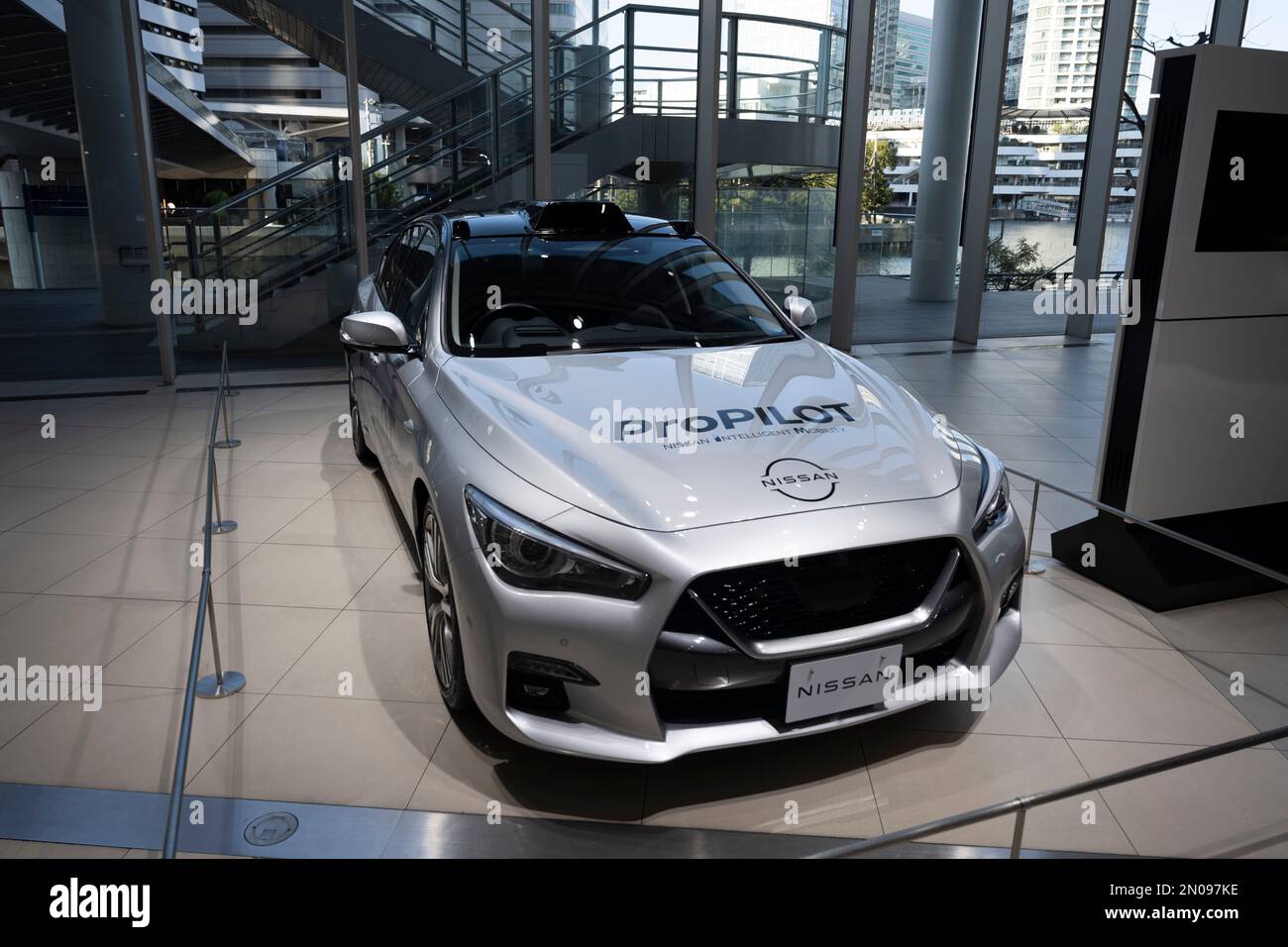 Yokohama, Kanagawa Prefecture, Japan. 5th Feb, 2023. A Nissan ProPilot ...