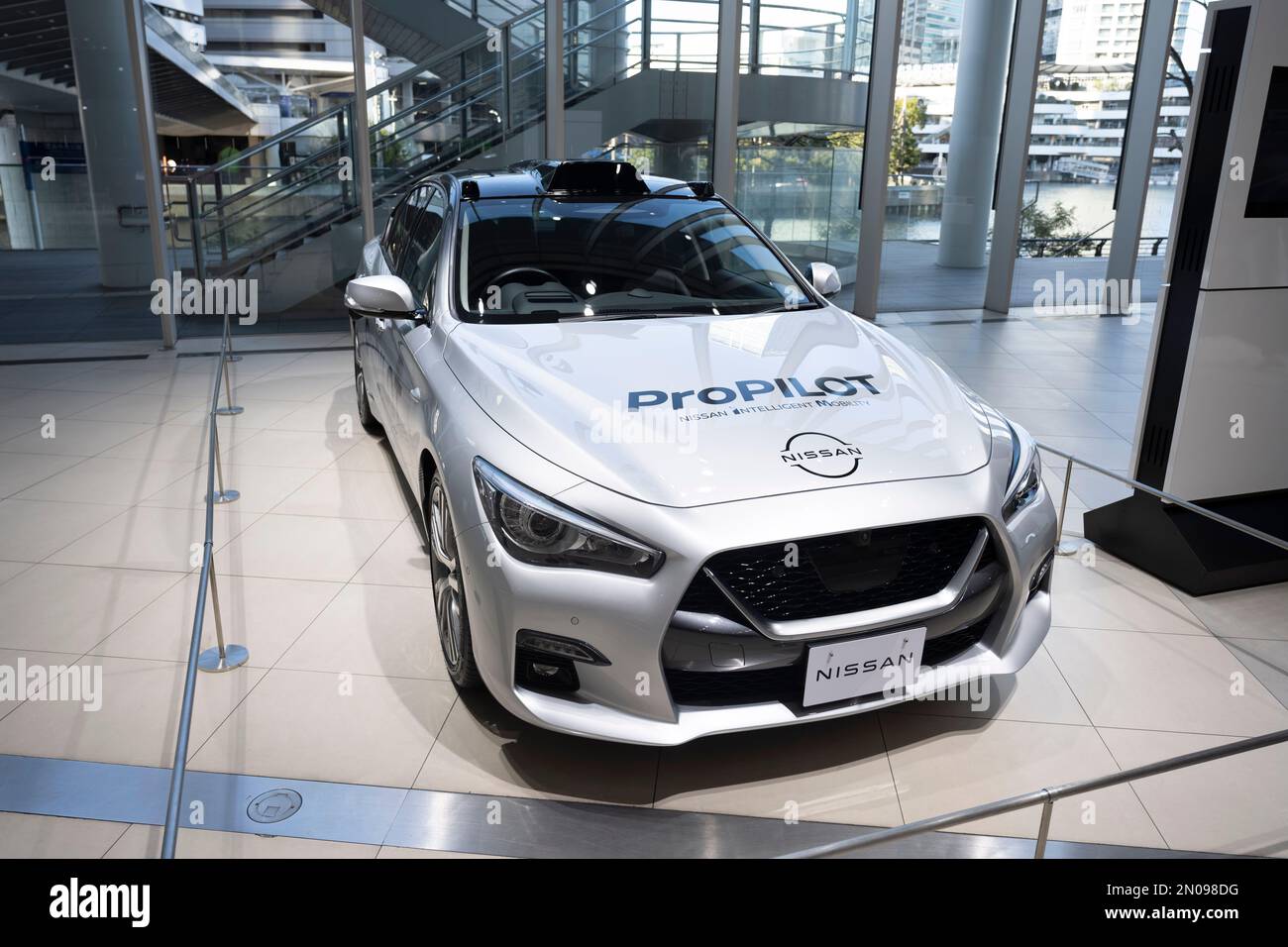 Yokohama, Kanagawa Prefecture, Japan. 5th Feb, 2023. A Nissan ProPilot ...