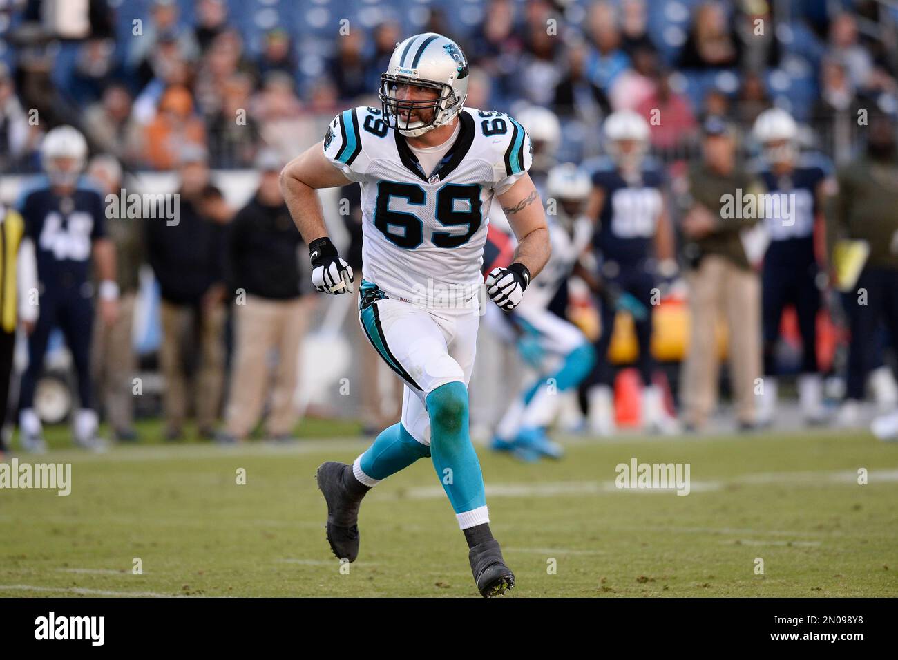 FILE - In this Nov. 15, 2015, file photo, Carolina Panthers defensive ...