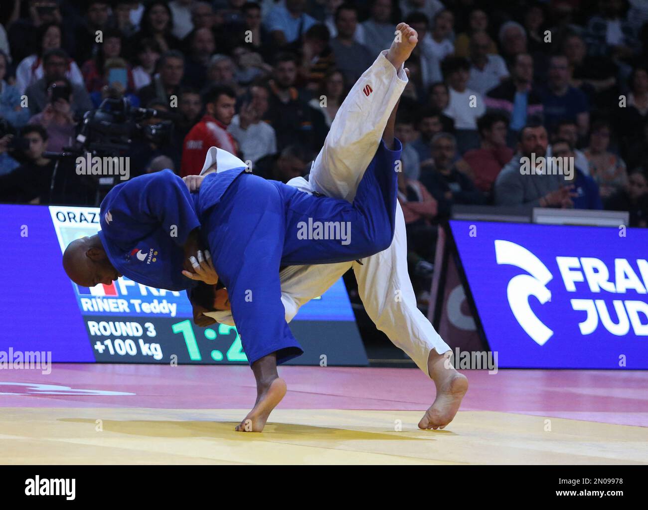 Teddy Rinner of France during the Judo Paris Grand Slam 2023 on ...