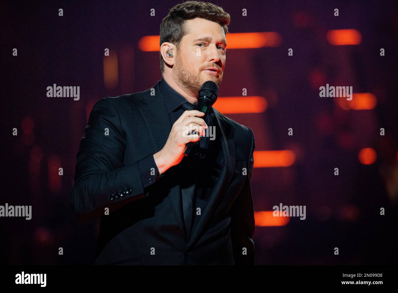 Italy 5 February 2023 Michael Bublé - higher tour - live at Mediolanum ...