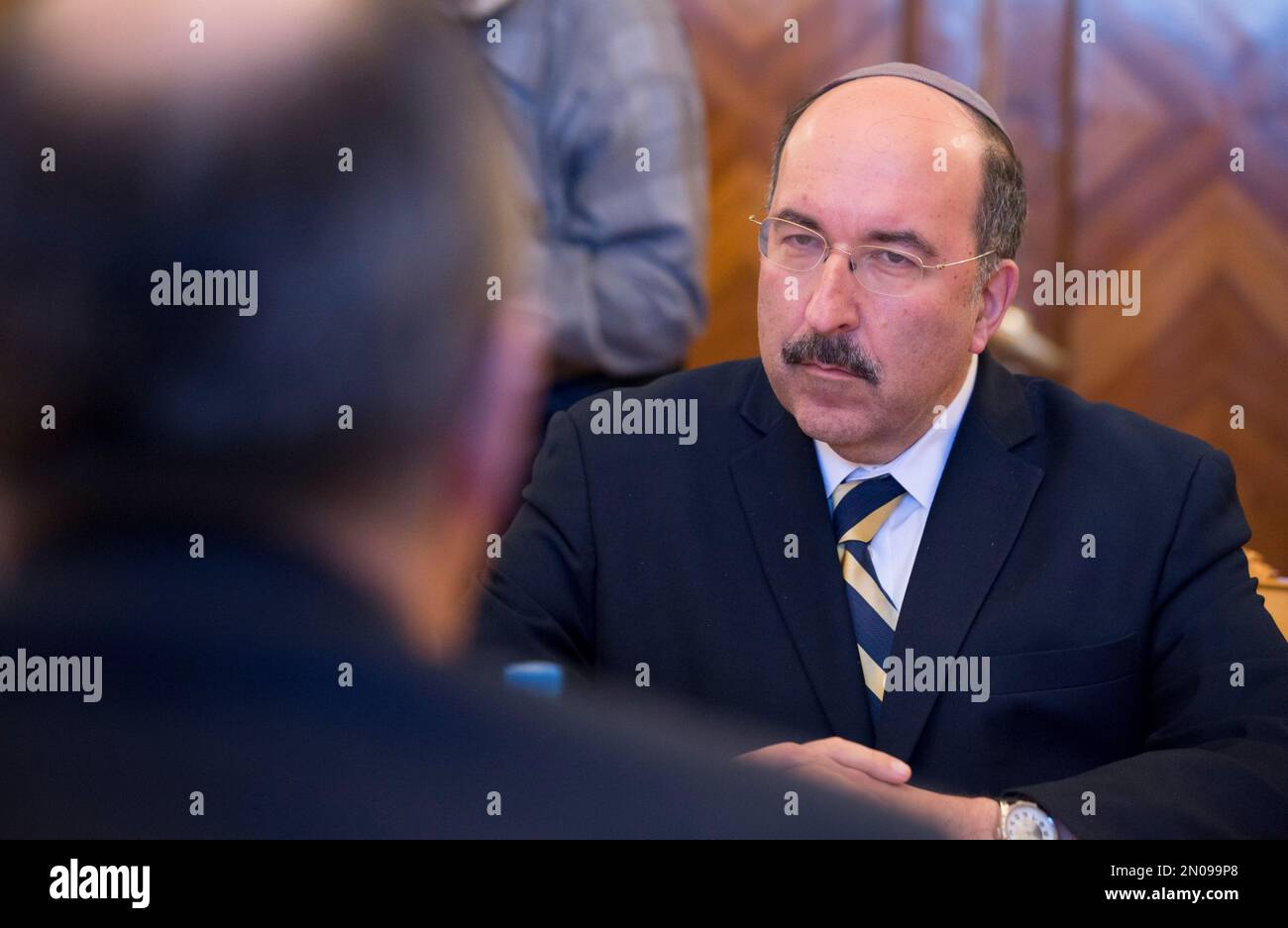 Russian Foreign Minister Sergey Lavrov Left And Israeli Foreign Ministry Director General Dore