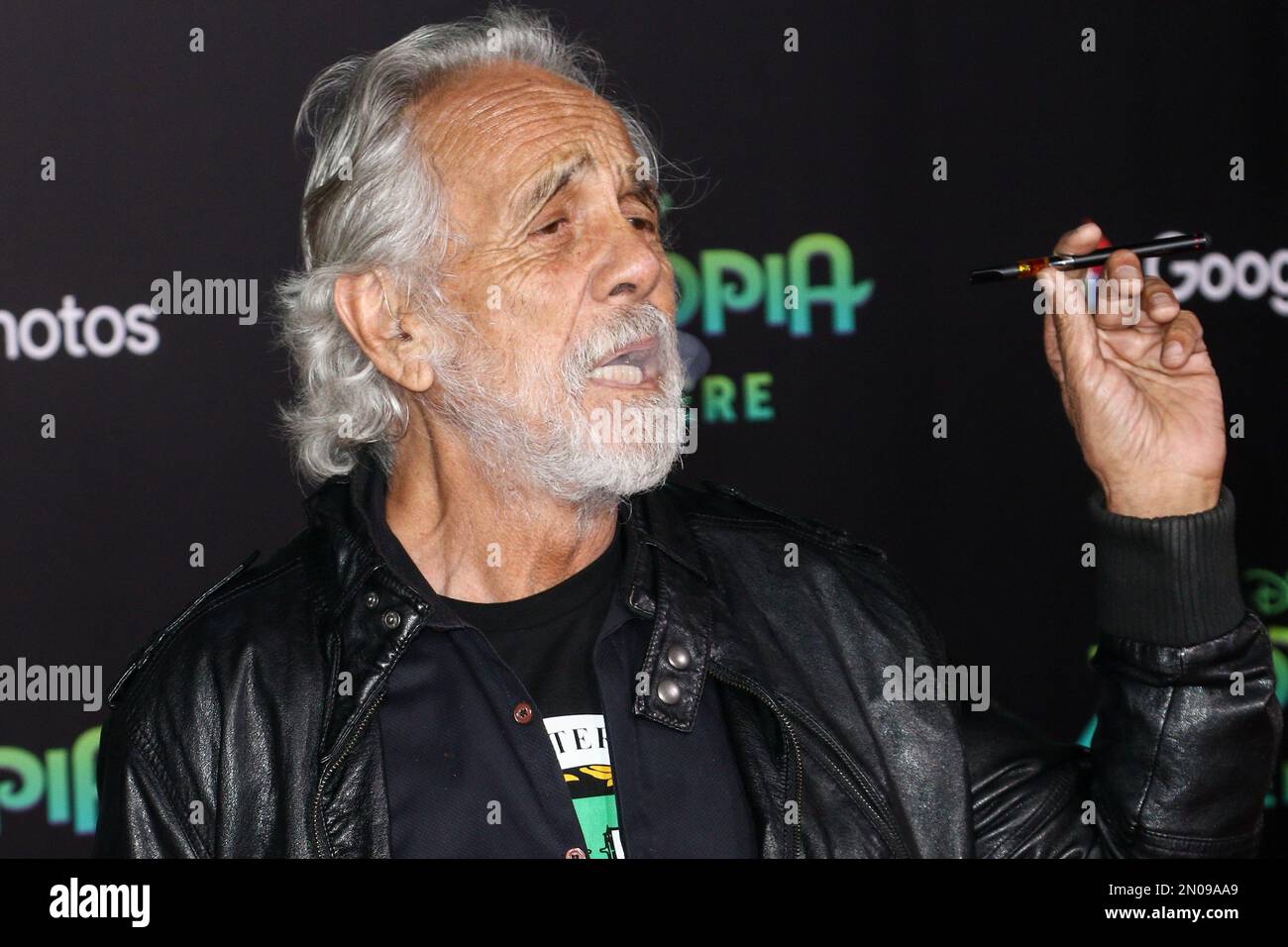 Tommy Chong attends the LA Premiere of "Zootopia" held at El Capitan ...