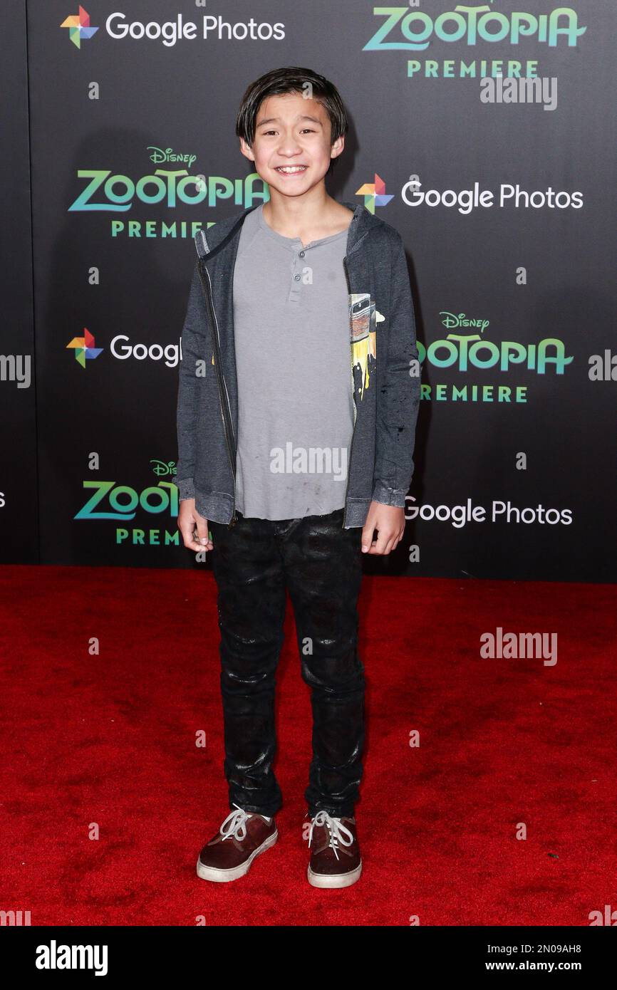 Forrest Wheeler attends the LA Premiere of "Zootopia" held at El ...