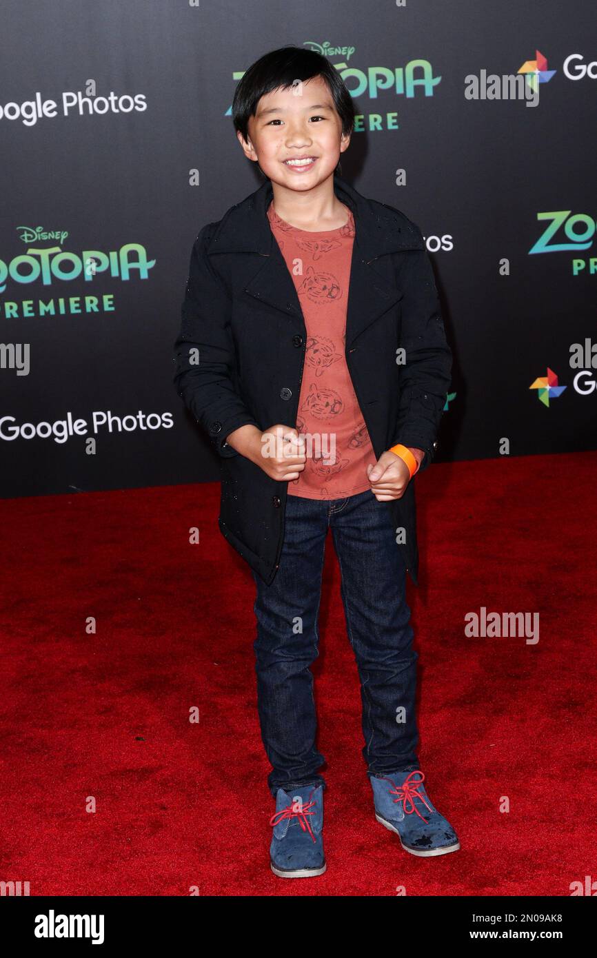 Ian Chen attends the LA Premiere of "Zootopia" held at El Capitan ...