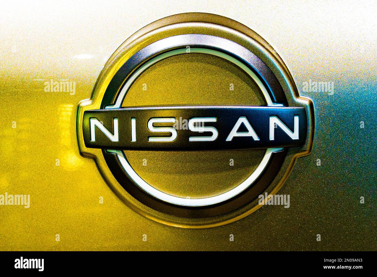 Yokohama, Kanagawa Prefecture, Japan. 5th Feb, 2023. The Nissan logo on ...