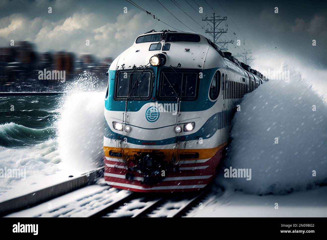 Snow blower train hi-res stock photography and images - Alamy