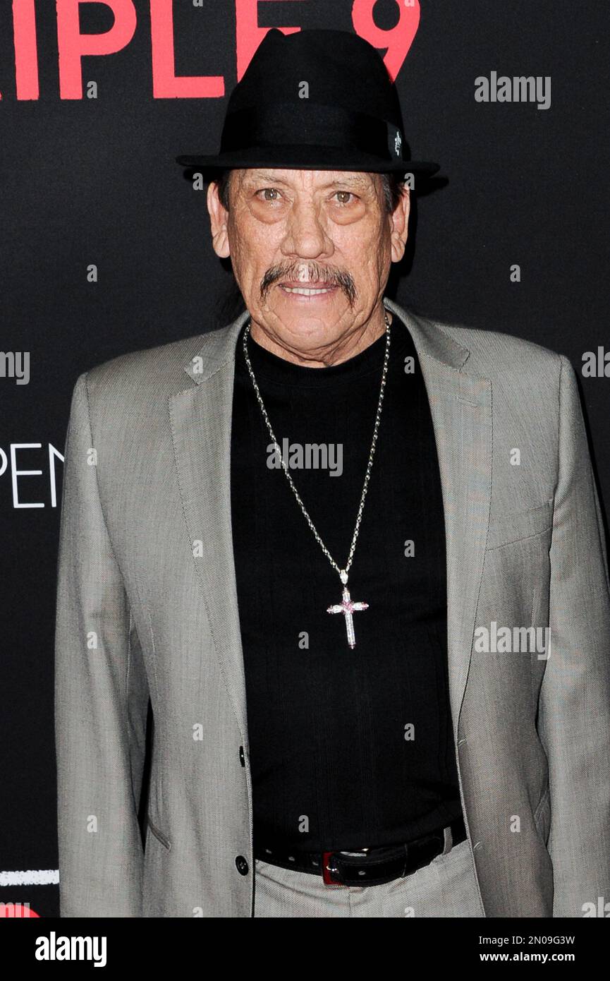 Actor Danny Trejo arrives at the LA Premiere of "Triple 9" held at the ...